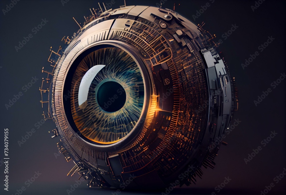 Big brother electronic eye concept, technologies for the global ...