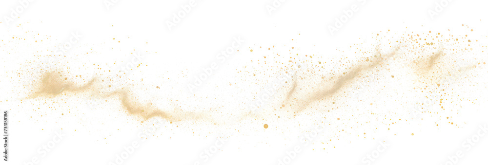 Gold Dust Swirl Movement, png file of isolated cutout object on ...