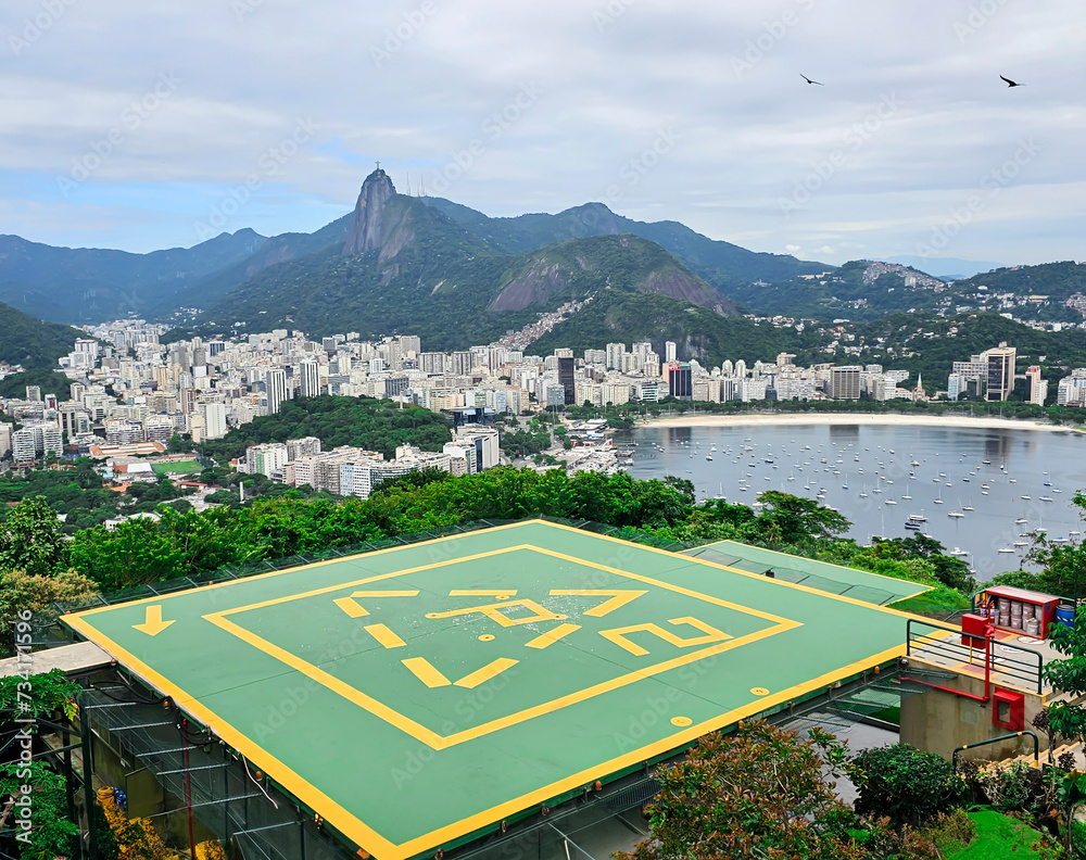 BRAZIL, RIO DE JANEIRO, NOVEMBER 23, 2023: Panorama of Rio de Janeiro ...