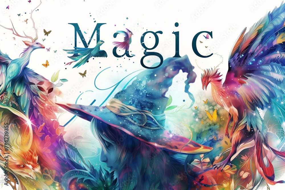 Fantasy World of Magic: Enchanting Creatures and Mystic Elements ...