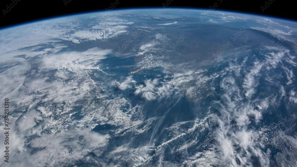 Europe to the Red Sea. As seen from the International Space Station ...