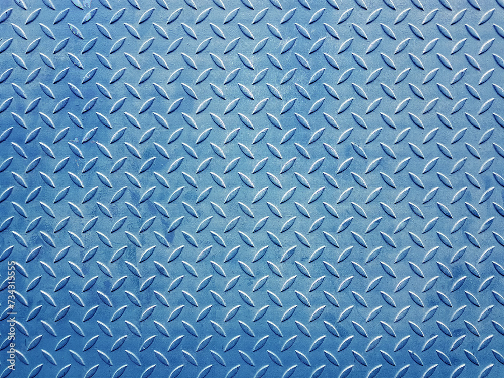 Metal steel plate with diagonal bumps of diamond pattern texture ...