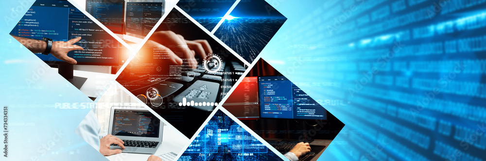 Computer programming, coding and AI artificial intelligence software development engaged by ...