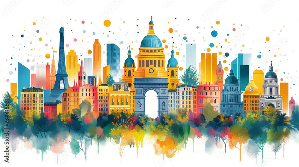 summer Olympic games PARIS, background, Olympic games, The 2024 Summer ...