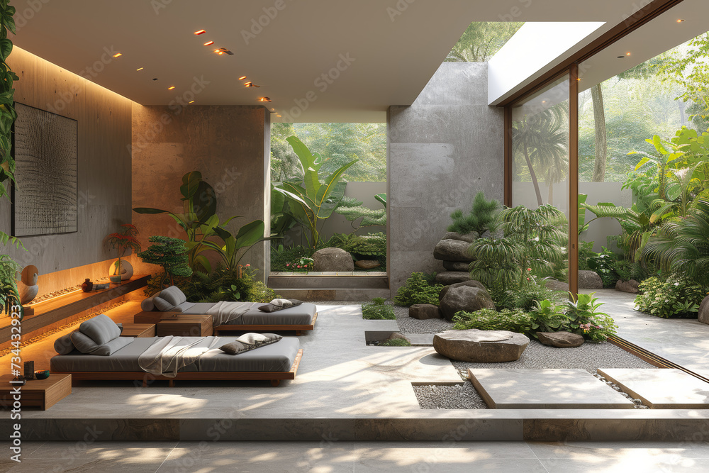 A residence with natural, non-toxic materials in construction ...