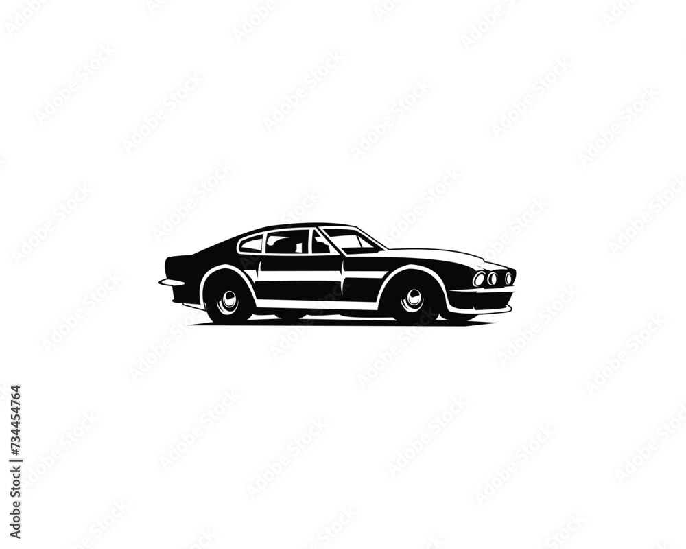 1964 Aston Martin dbs. premium vector design. brought together logos ...