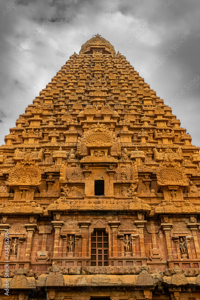 Tanjore Big Temple or Brihadeshwara Temple was built by King Raja Raja ...