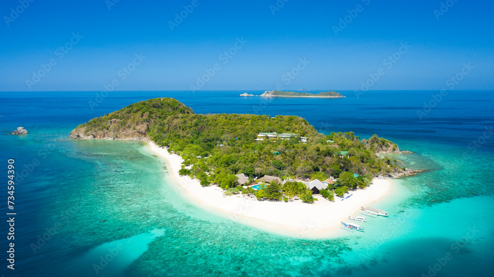 Club Paradise, Philippines, Coron, Palawan, Drone, Aerial , Coron, club ...