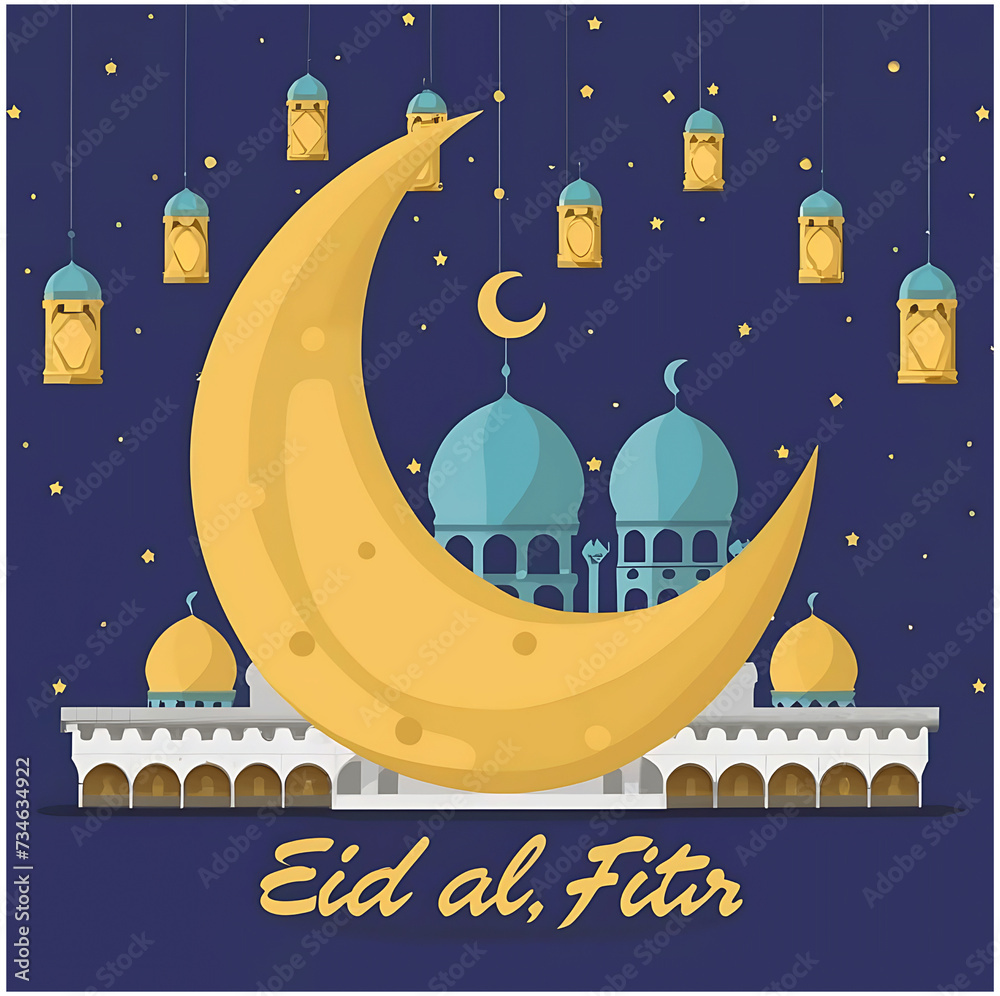 eid Mubarak ,eid al fitr, ramadan kareem banner design, Eid al fitr ...