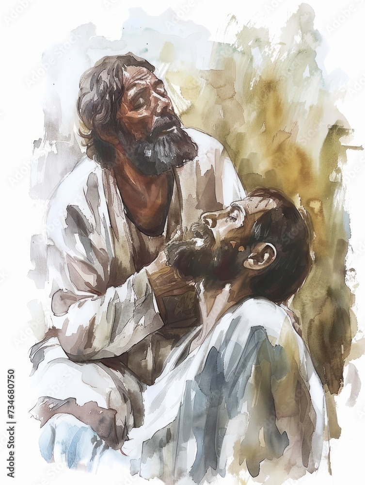 Jesus Predicting His Betrayal During the Last Supper Generative AI ...