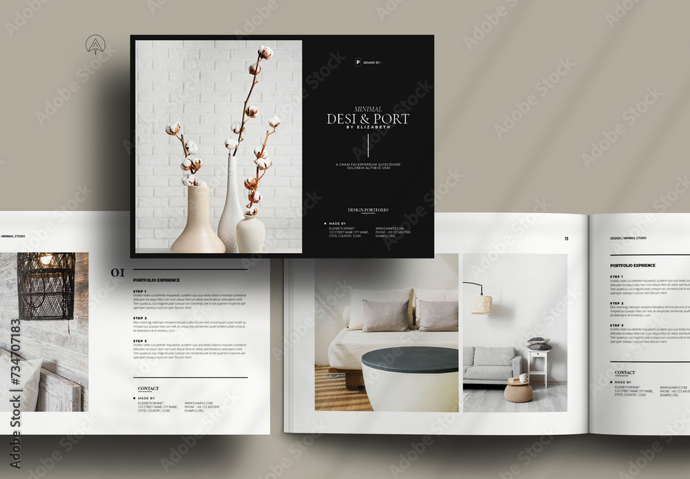 Design & Portfolio Landscape Template Stock Template | Adobe Stock