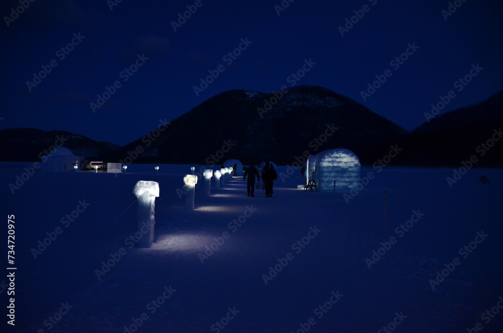 Lake Shikaribetsu is located in Tokachi subprefecture, Eastern Hokkaido ...