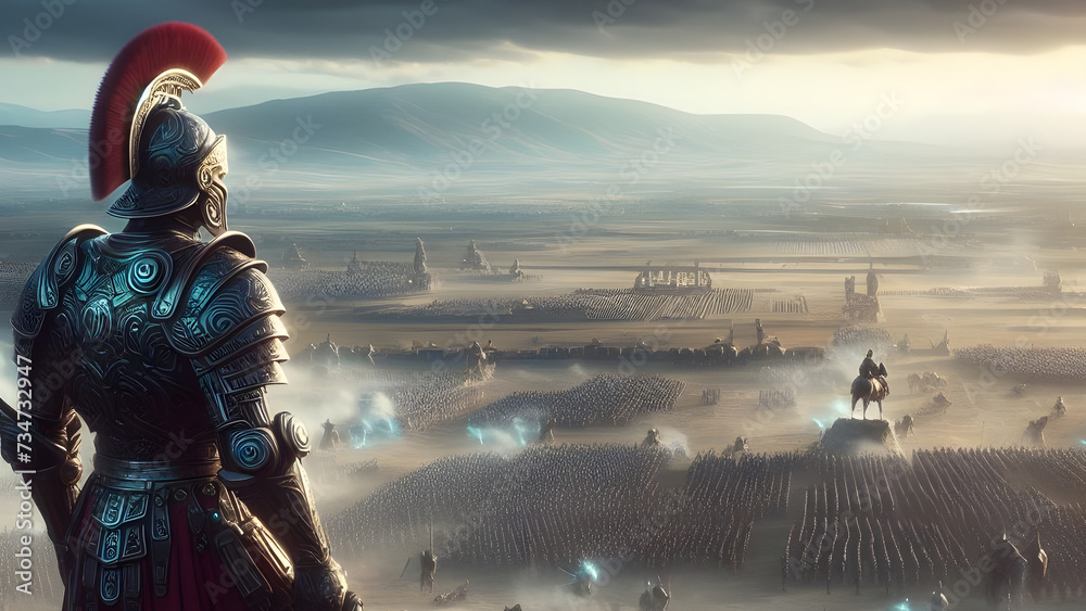 Modern Exoskeleton Warfare in Vast Roman Empire, A Cinematic Realism ...
