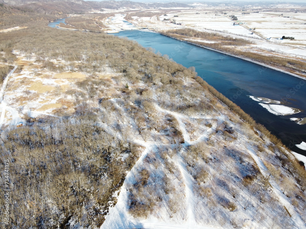 Obihiro in Tokachi, with its magnificent scenery in Hokkaido Japan, has ...