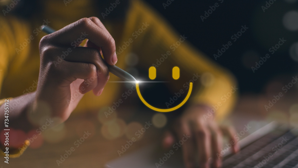 The consumer answered the survey conceptually. The customer creates a ...
