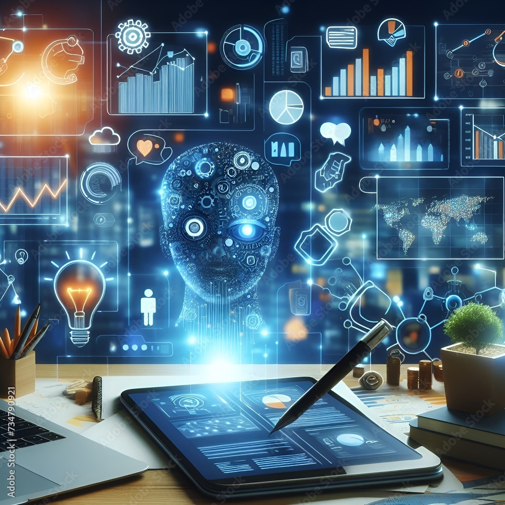 AI algorithms analyze social media data to identify trends Stock ...