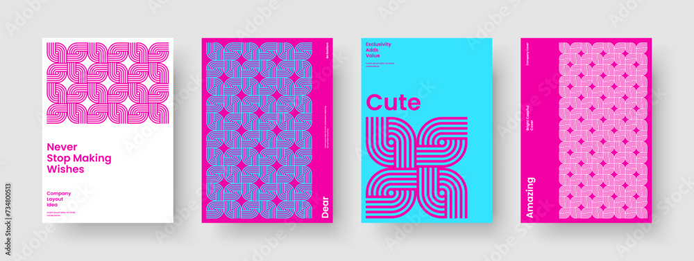 Modern Flyer Design. Isolated Book Cover Layout. Abstract Poster ...