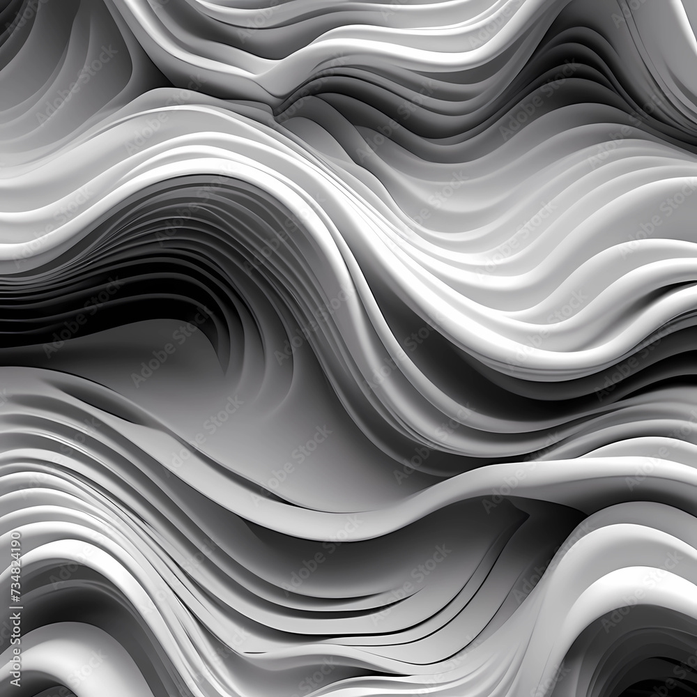 white round surfaces stacking on top of each other, creating sense of ...