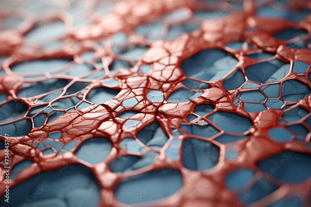 Detailed look at human cells and the intertwining network of ...