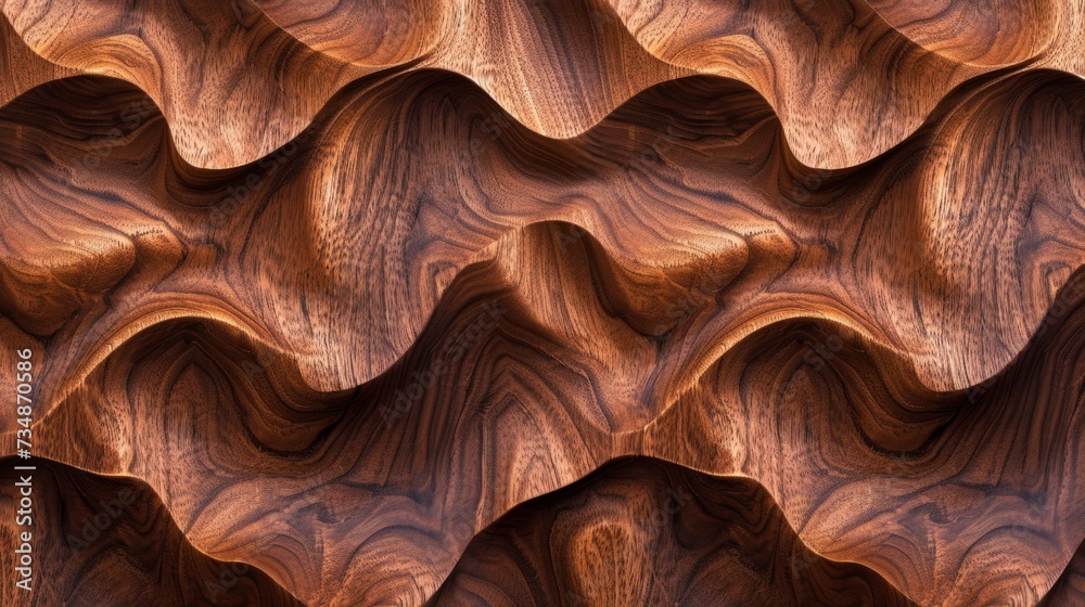 4K Ultra HD Walnut Wood Texture Background with Grid Overlay - Studio ...