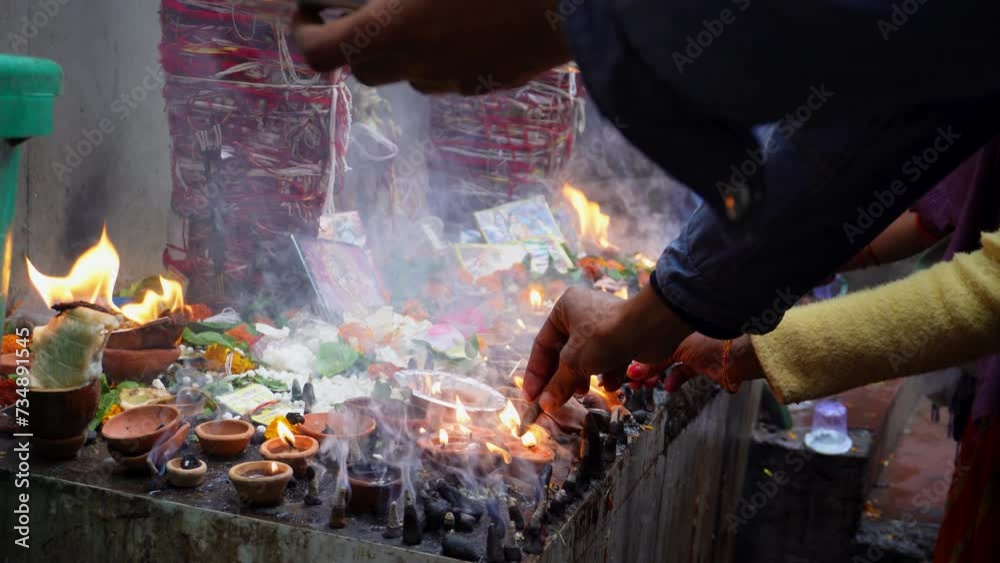 Shivratri Devotion: Hindu Rituals & Offerings at Neelkanth Mahadev ...