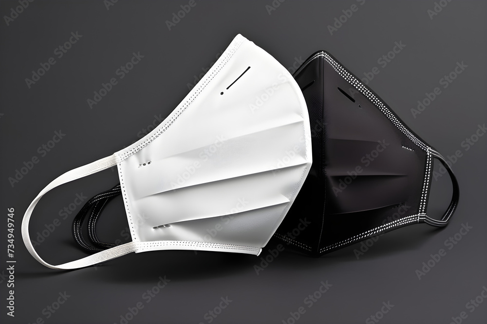 empty blank mockup face mask corvid 19 safety mask medical mask black ...