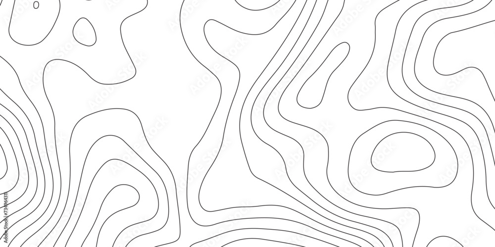 Abstract background of the topographic contours map with geographic ...