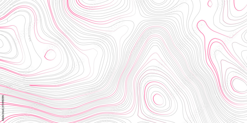 Wave topographic contour map and doted topographic wavy colorful map ...