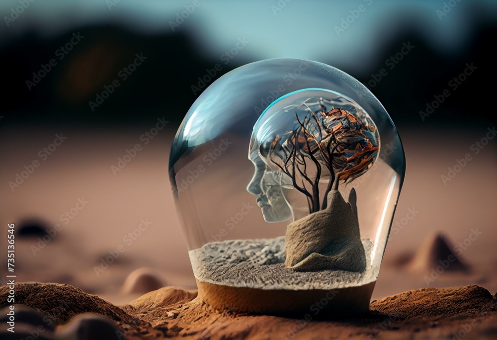 Psychology as open mind therapy to solve emotional inner mess tiny ...