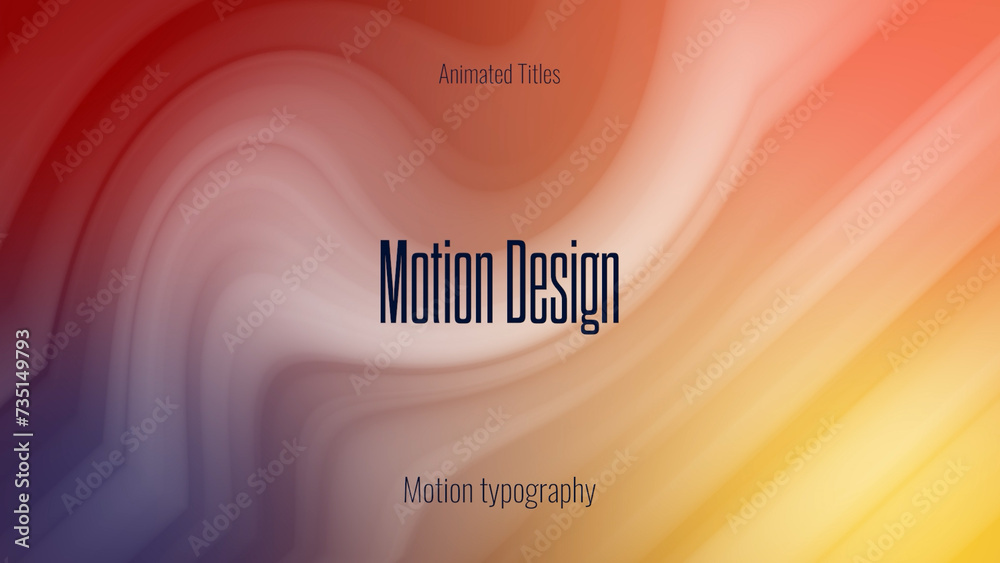 Spectrum Titles Suite | Changeable Colors Stock Template | Adobe Stock