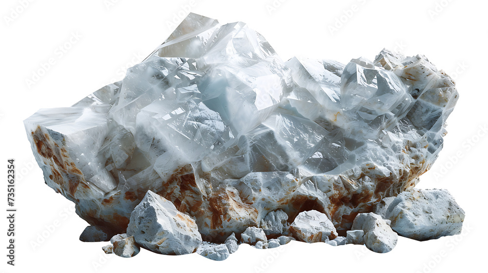 Broken stone on a transparent background. Stone png Stock Photo | Adobe ...