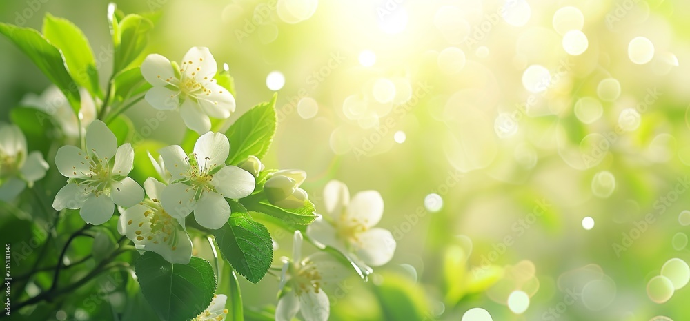 sunny spring background, hd wallpaper Stock Illustration | Adobe Stock