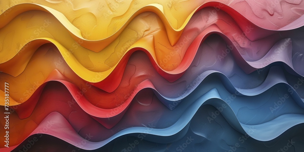 Flat Design's Celebration of Uniqueness: Diverse Shapes and Colors for ...