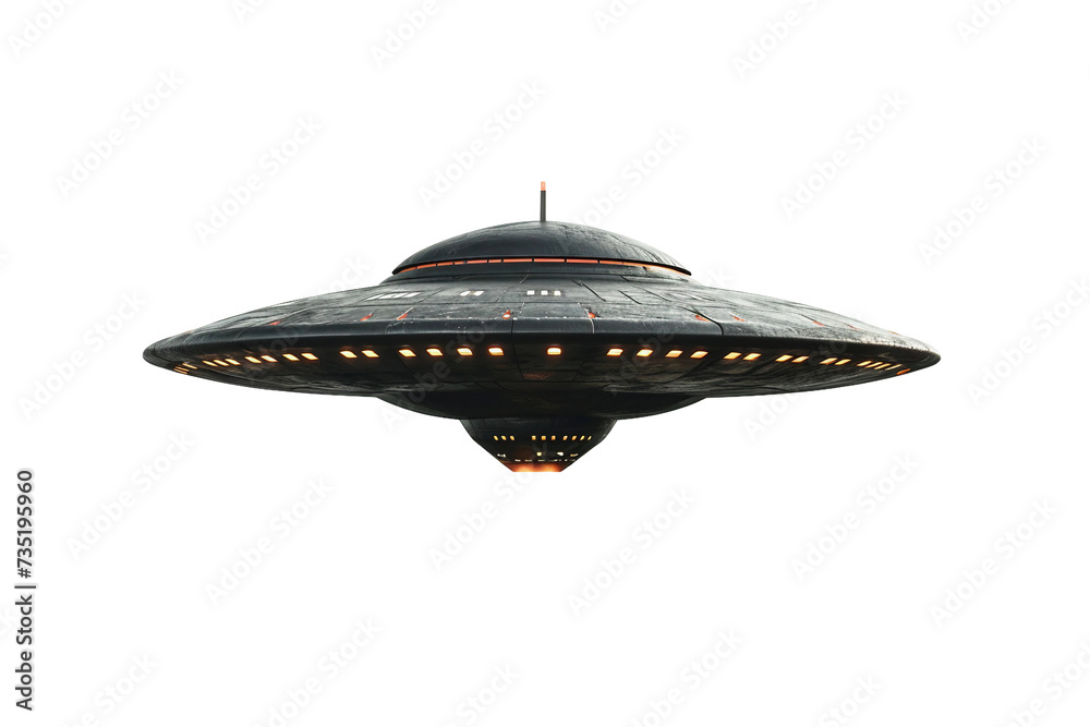 UFO Isolated on Transparent Background Stock Photo | Adobe Stock