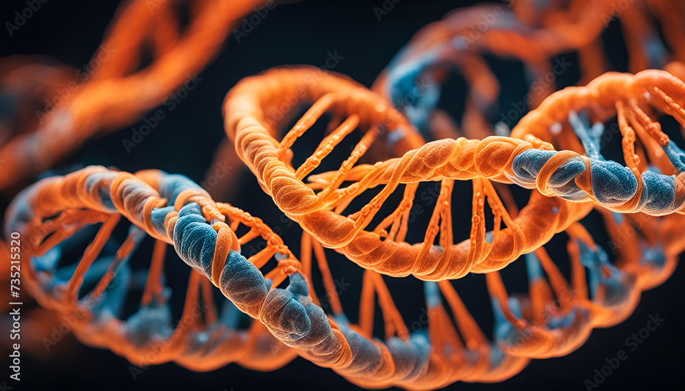 DNA DNS Strang genetisch mikroskopische close up Makro Aufnahme ... DNA DNS Strang genetisch mikroskopische close up Makro Aufnahme ...
