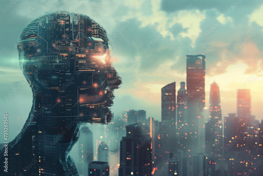 A dystopian world where artificial intelligence has superseded human ...