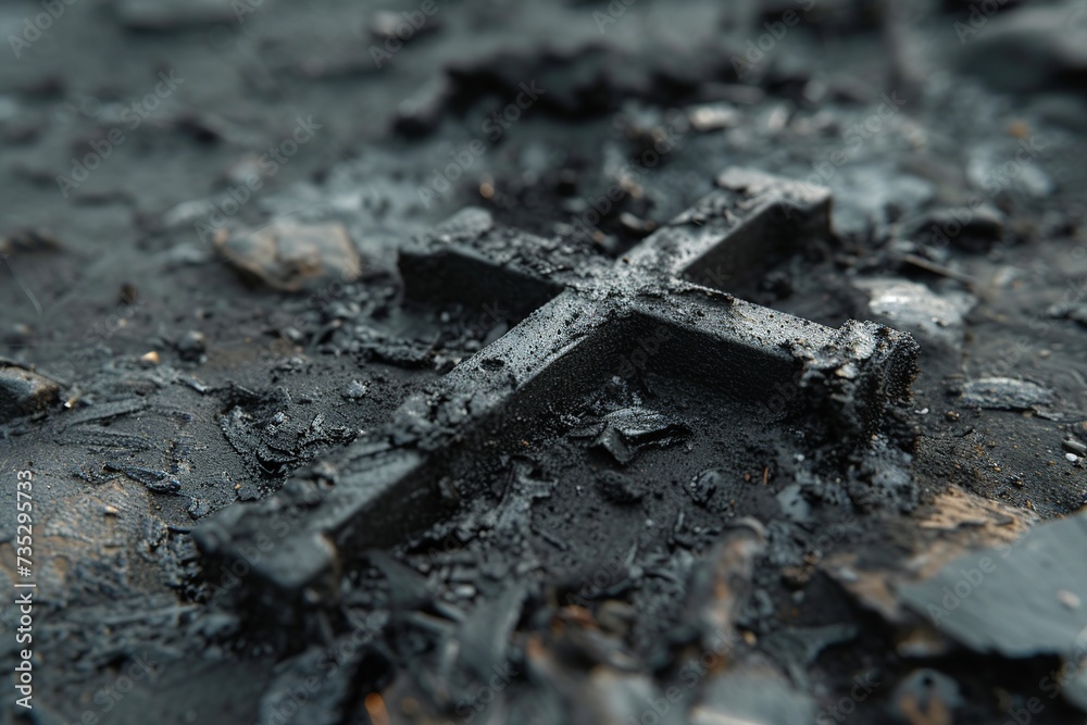 Capture the essence of Ash Wednesday with a visual representation ...