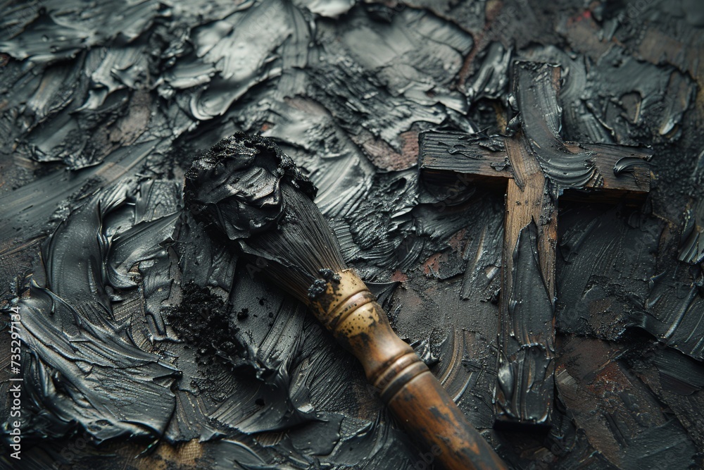 Capture the essence of Ash Wednesday with a visual representation ...