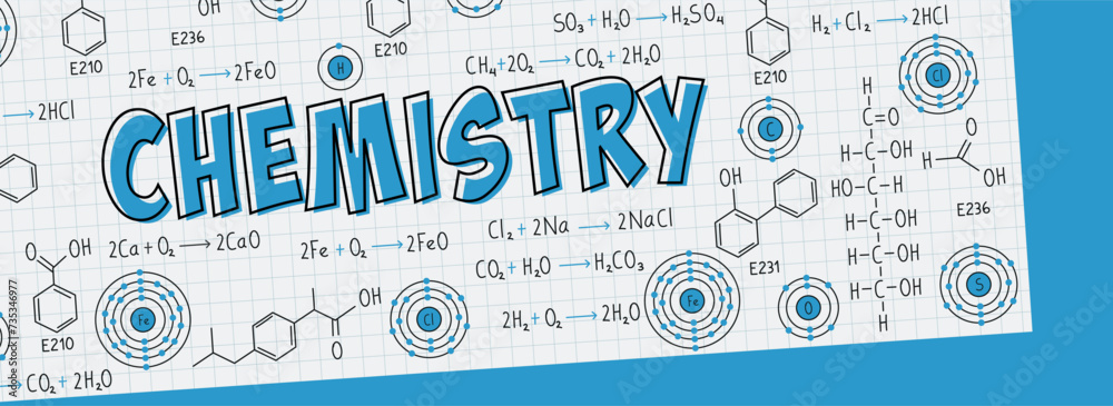 School and university notes on exercises, chemistry formulas and ...