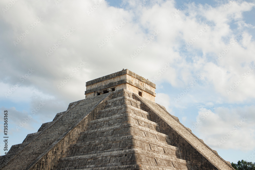 pirámide de Chichén Itzá, Templo de Kukulcán una de las nuevas siete ...