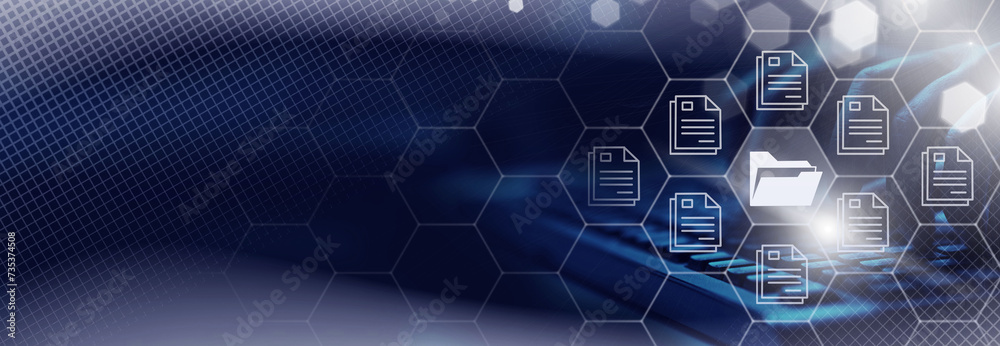 Online documentation database; document management system DMS concept. FTP (File Transfer ...