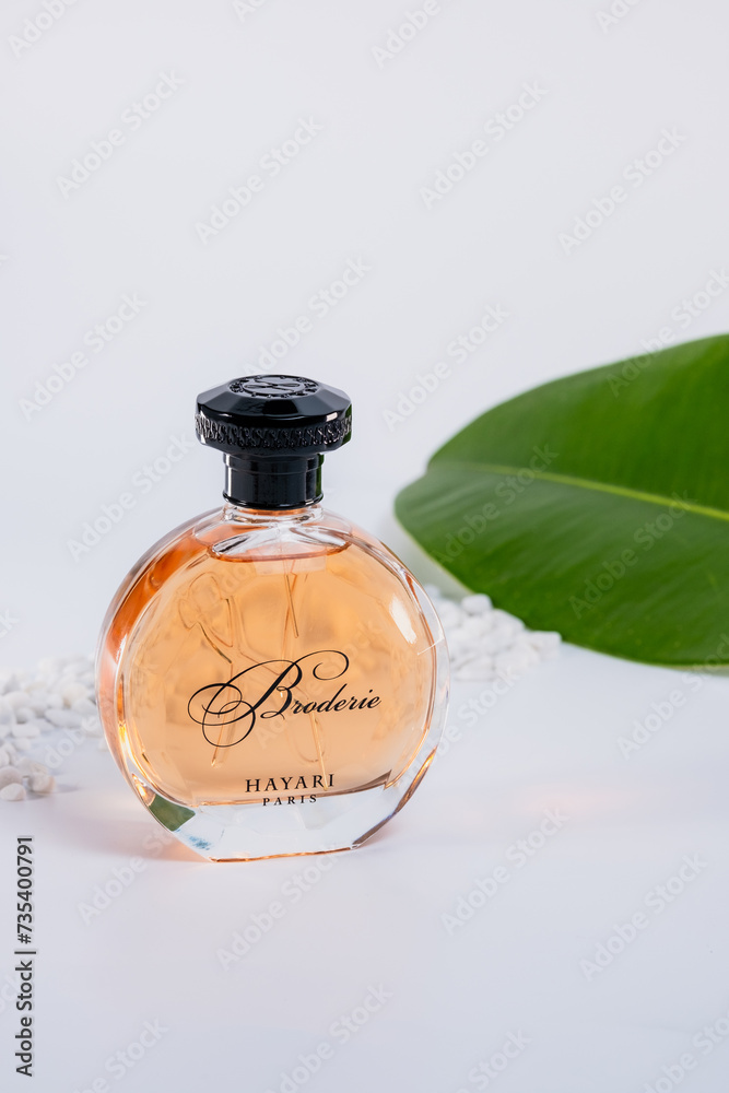 Kiev Ukraine 5 February 2024: Broderie Hayari luxury perfume. Product ...