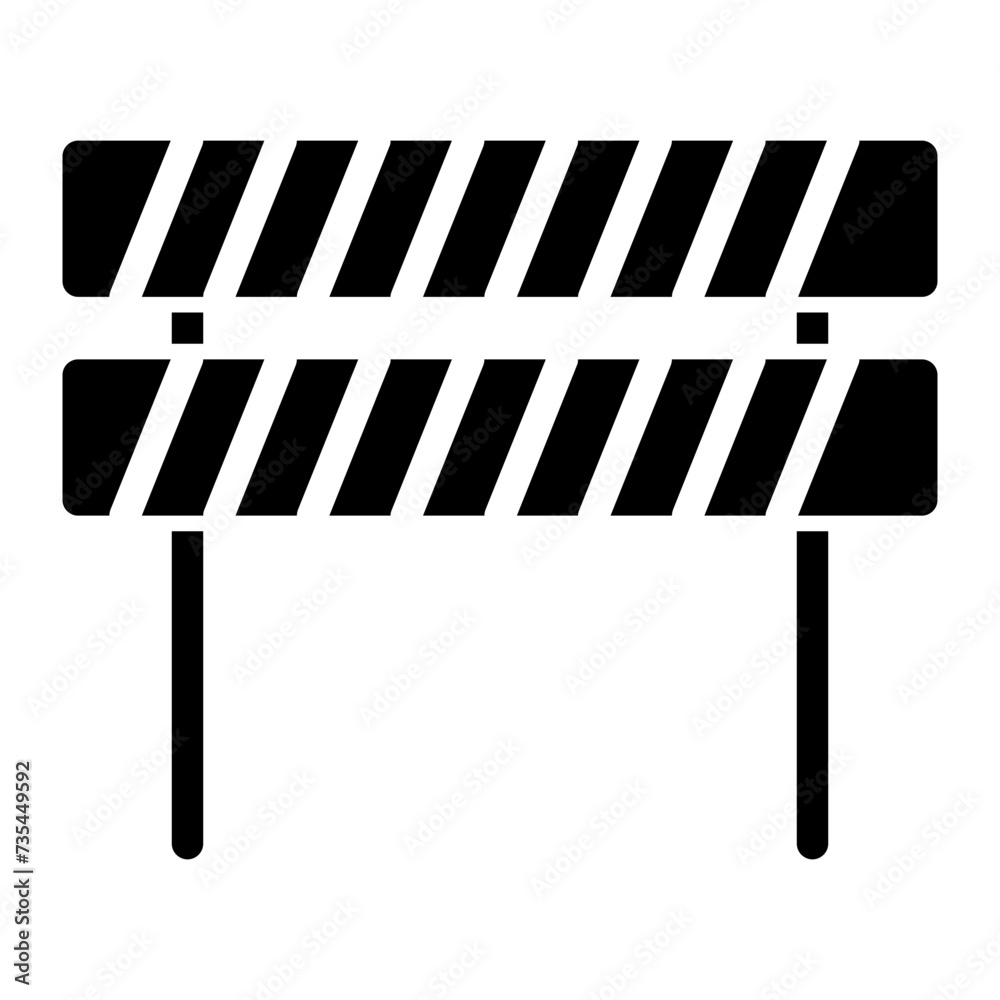 This is the Barricade icon from the Tools and Construction icon ...