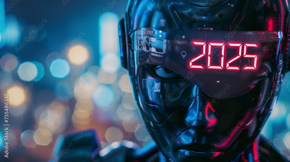 An android robot displays its advanced artificial intelligence, marking ...