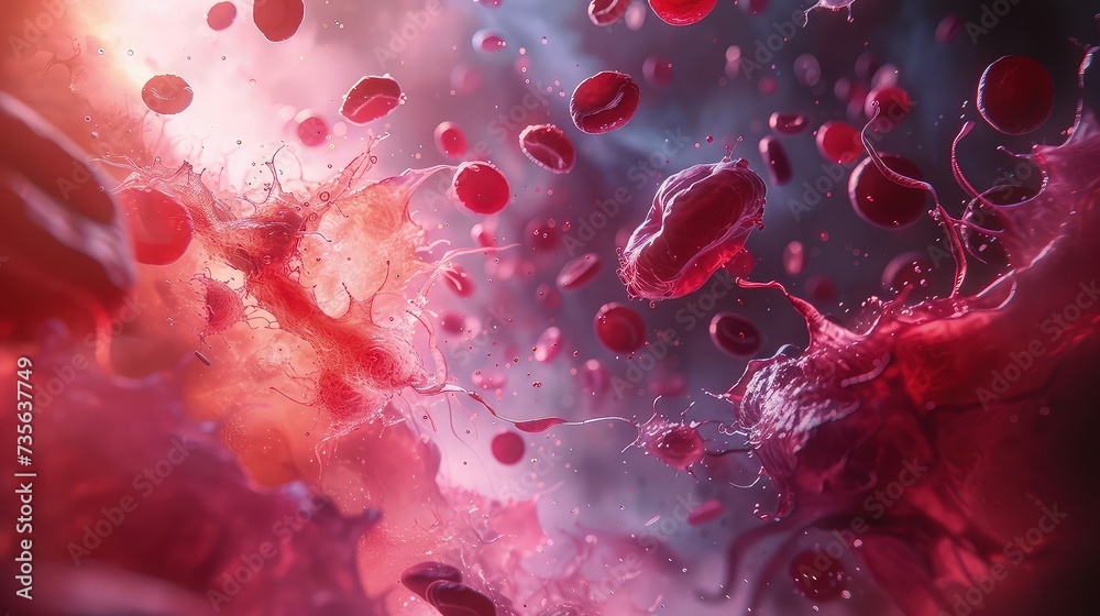 Vital Transport: Red Blood Cells' Journey from Heart to Fingertips ...
