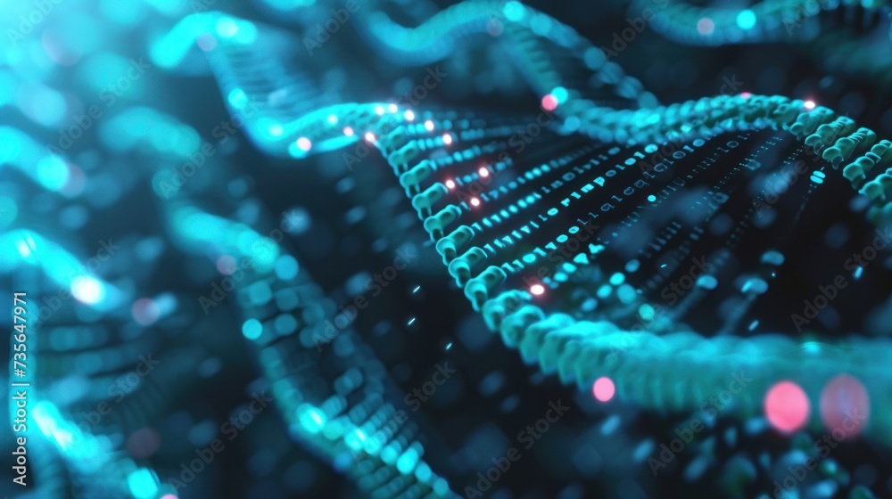 Molecular connection of DNA ,Molecule background with high dynamic ...