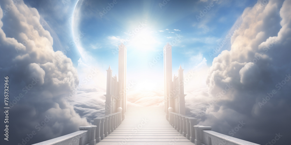 Gateway to Eternity: Illustrating the Christian Belief of Ascending to ...