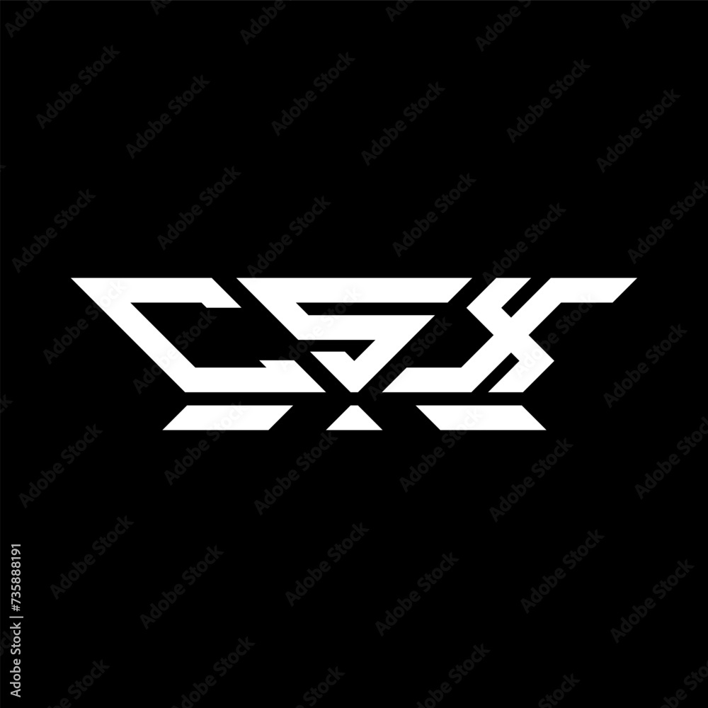 CSX letter logo vector design, CSX simple and modern logo. CSX ...
