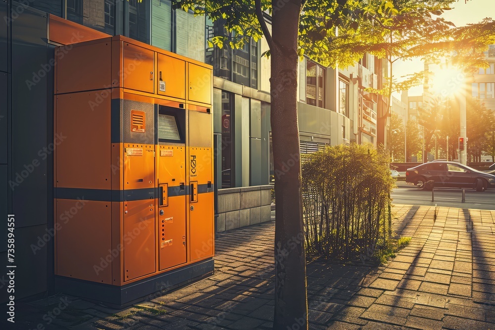 Street Parcel Locker, Self Post Box, Parcel Locker Box, Automatic ...