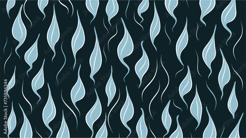 Stylized streaming water endless vector background. Simple lattice ...